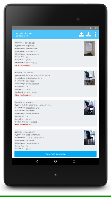 Inventar-App für mobile Inventarerfassung | Linstep Software GmbH